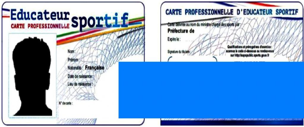 La carte professionnelle de l'animateur sportif - Comité du Cher de ...